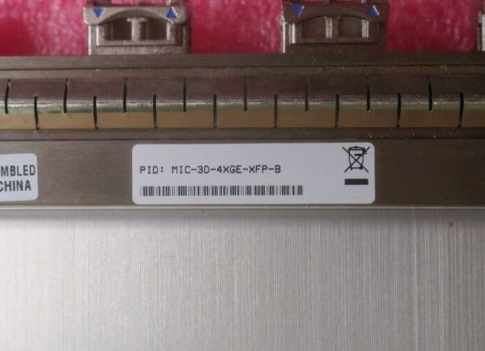 Juniper MPC3E-3D-NG MX-Series Enhanced Expansion Module 2x MIC-3D-4XGE-XFP