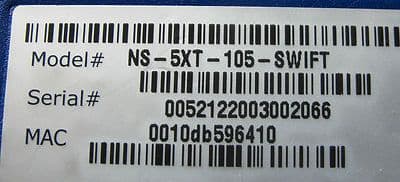 Juniper Netscreen 5XT NS-5XT-105-Swift Firewall VPN Security Appliance