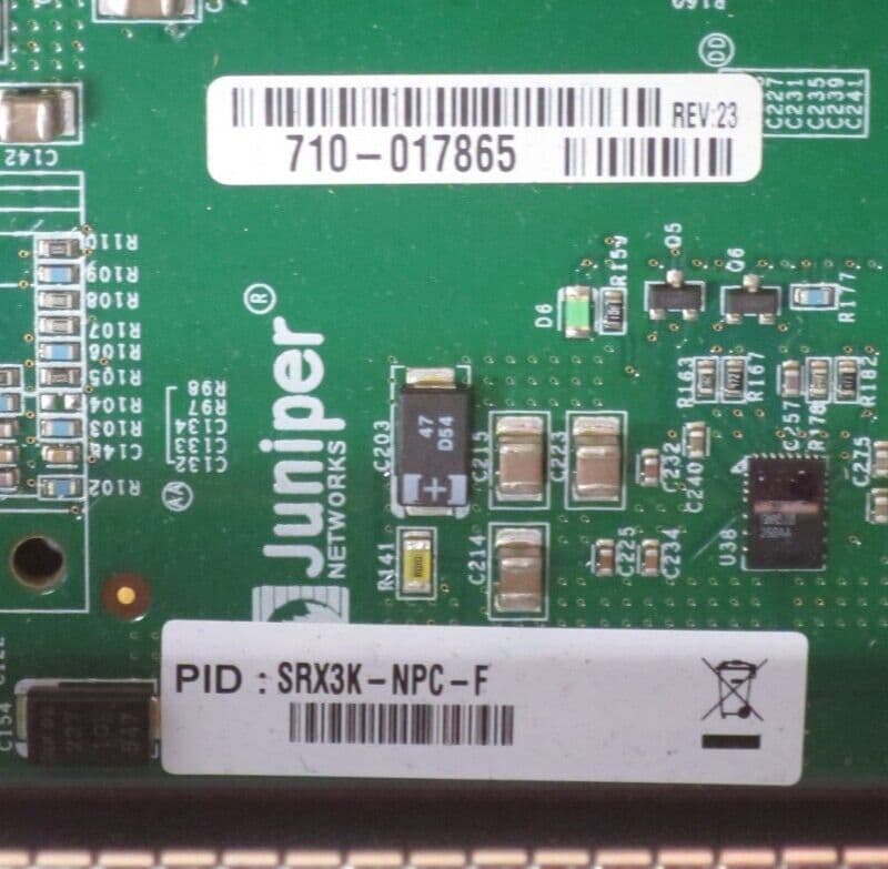 Juniper Networks SRX Network Processing Card NPC SRX3K-NPC for SRX3400 ...