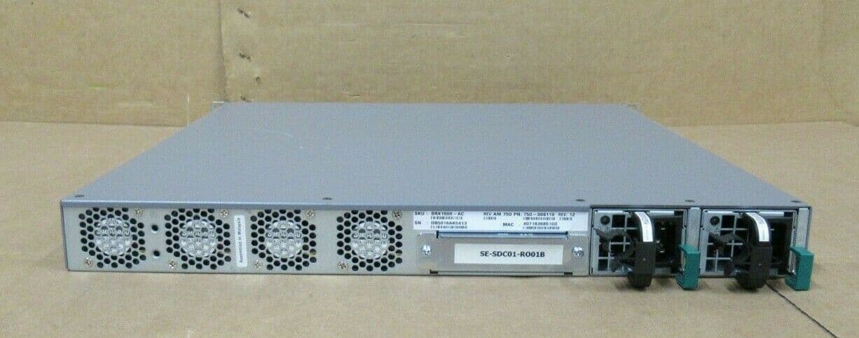 Juniper Networks SRX1500-AC 16 x Gigabit 4 x 10G Ports Rack Service Gateway