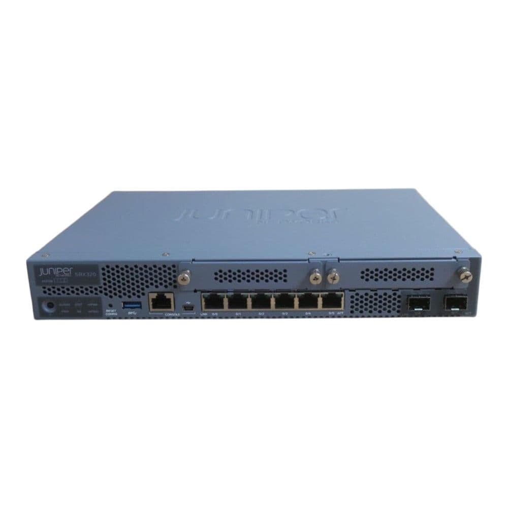 Juniper Networks SRX320 6x 1000Base-T RJ45 2x 1000Base-X SFP Firewall