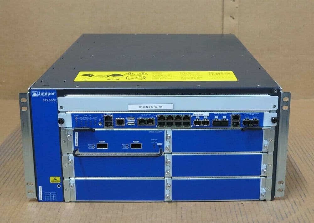 Juniper Networks SRX3600 Services Gateway 7 x Modules 4x PSU ...