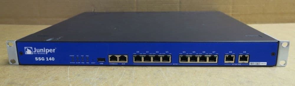 Juniper Networks SSG 140 Secure Services Gateway SSG-140-SH Security Appliance