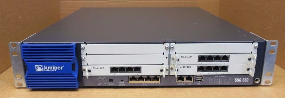Juniper Networks SSG 550 Secure Services Gateway Security Appliance 3x ...