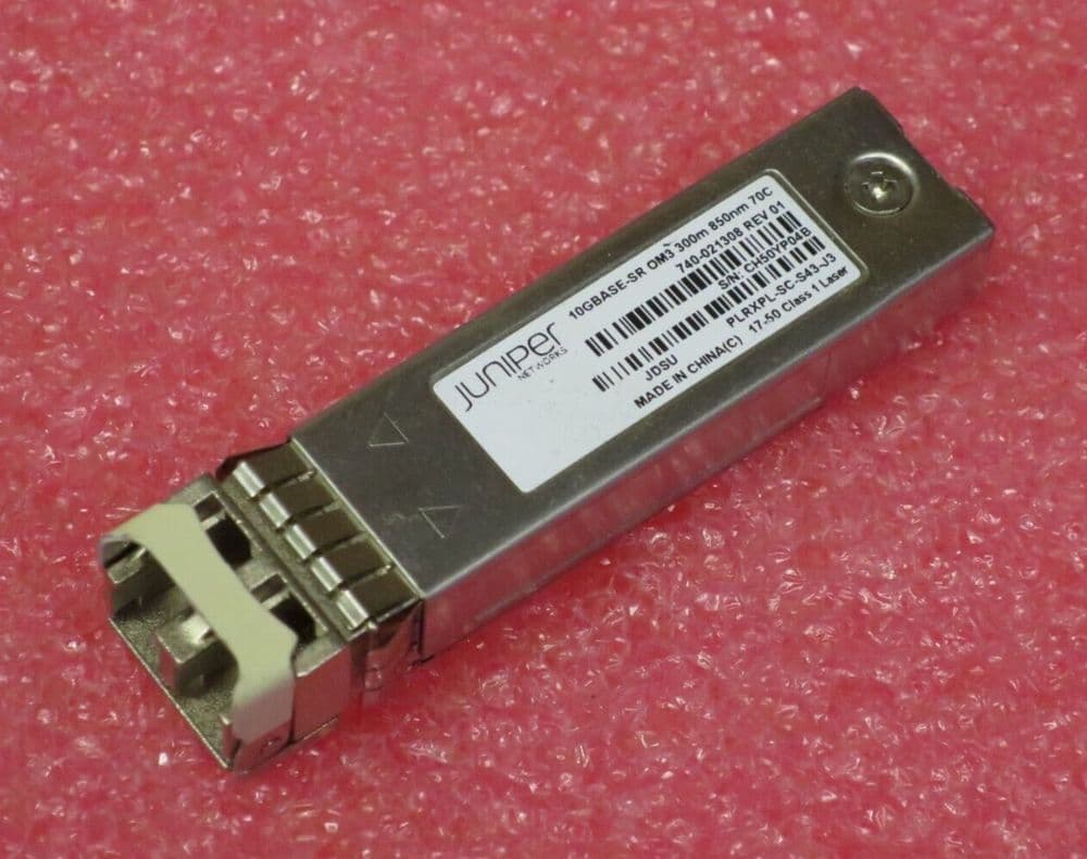 Juniper PLRXPL-SC-S43-J3 10GBASE-SR 10G MMF SFP Transceiver Module 740-021308