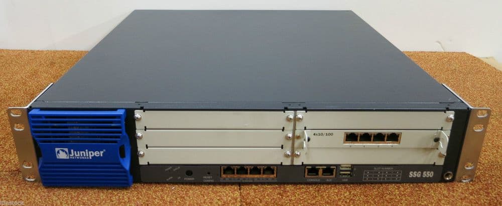 Juniper SSG-550-001 Network Secure Services Security Gateway Extra QUAD ...