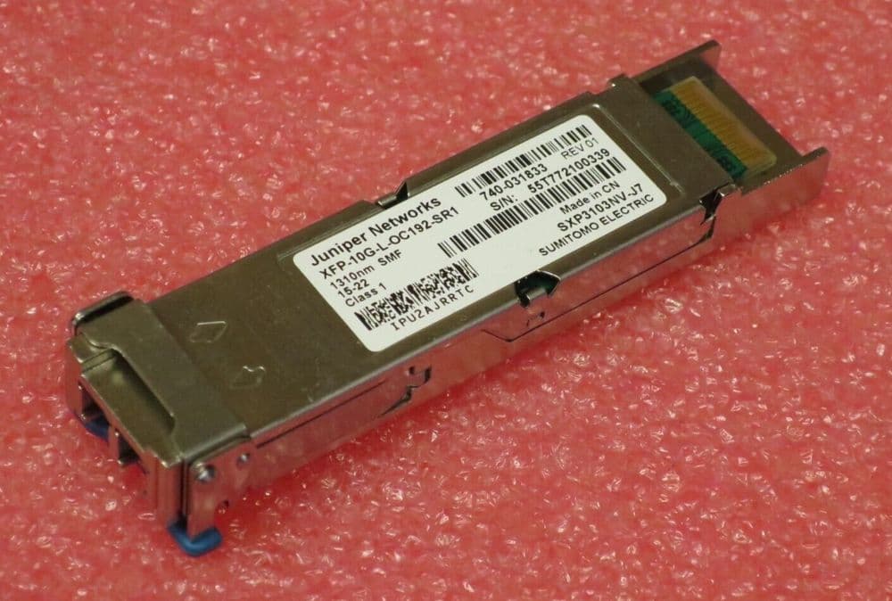 Juniper XFP-10G-L-OC192-SR1 SXP3103NV-J7 Duplex LC XFP Transceiver 740 ...
