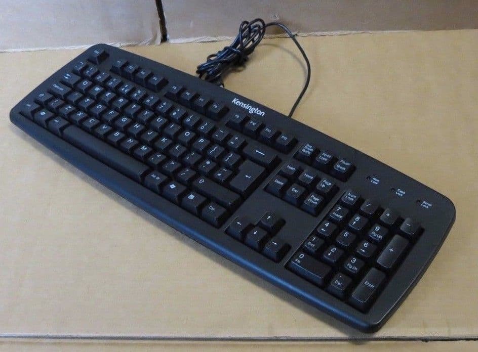 Kensington ValuKeyboard USB Keyboard 1500109 Black QWERTY English ...