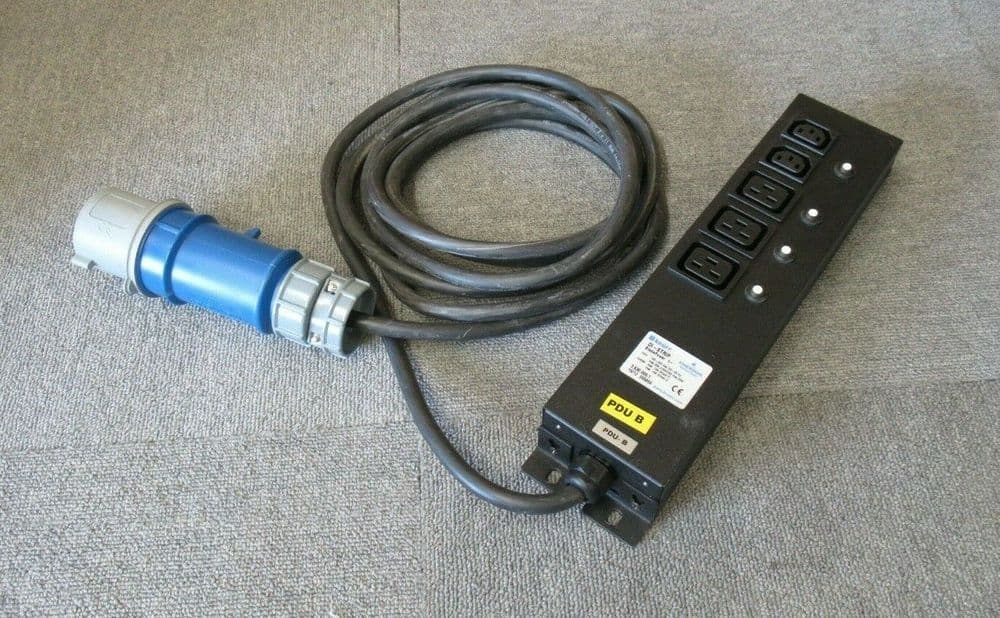 Knurr 3 630 005 1 5 Outlet Di-Strip BladePower 1 Rack Mount PDU 2xC13 ...