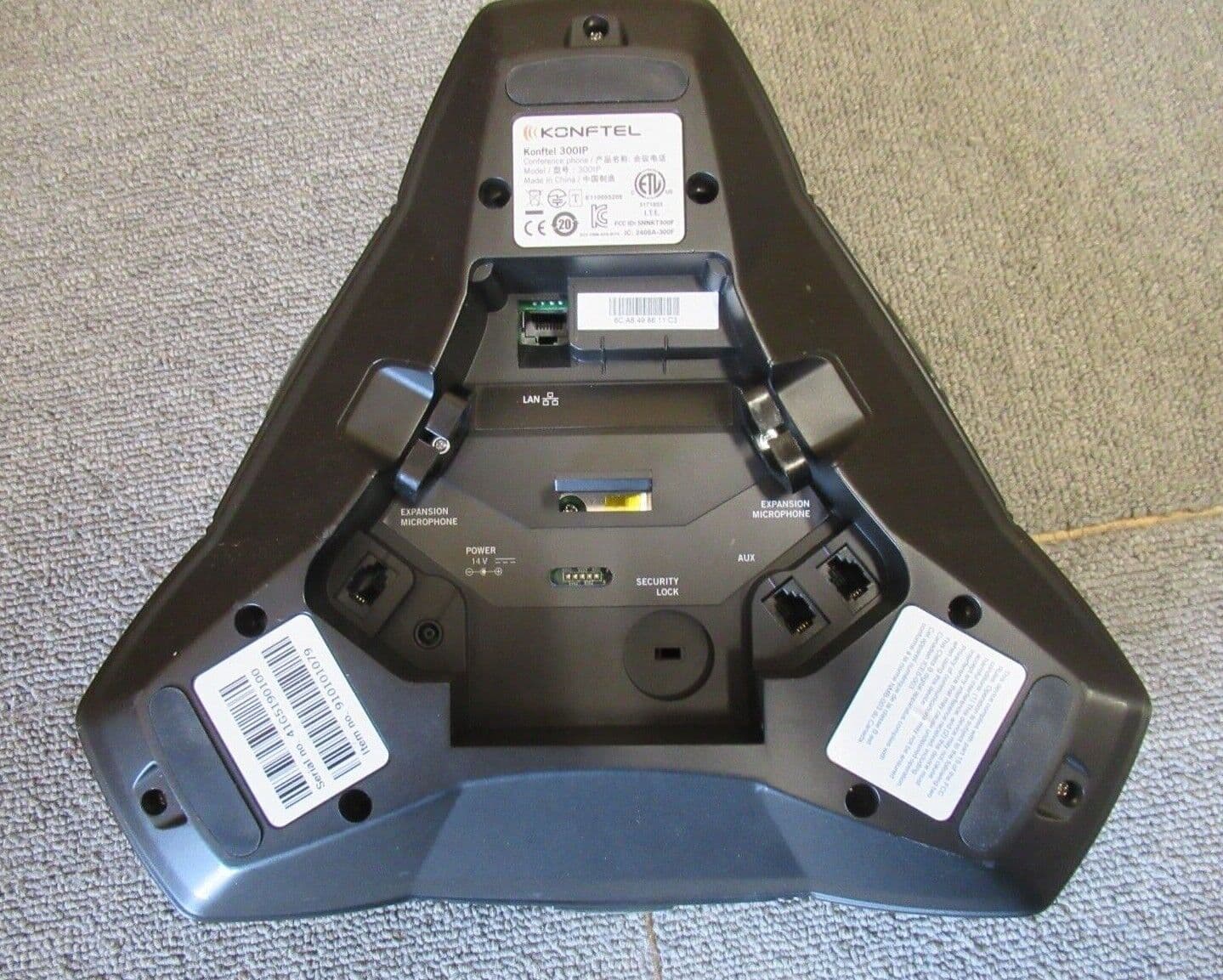 Konftel 300IP Conference PoE VoIP Phone with HD audio via OmniSound ...