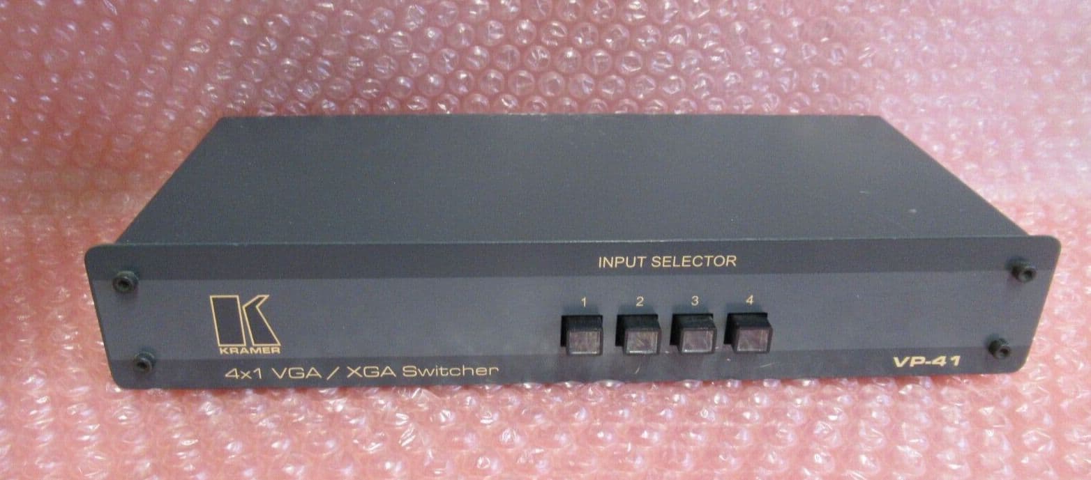 Kramer VP-41 4x1 Computer Graphics Video Mechanical Switcher