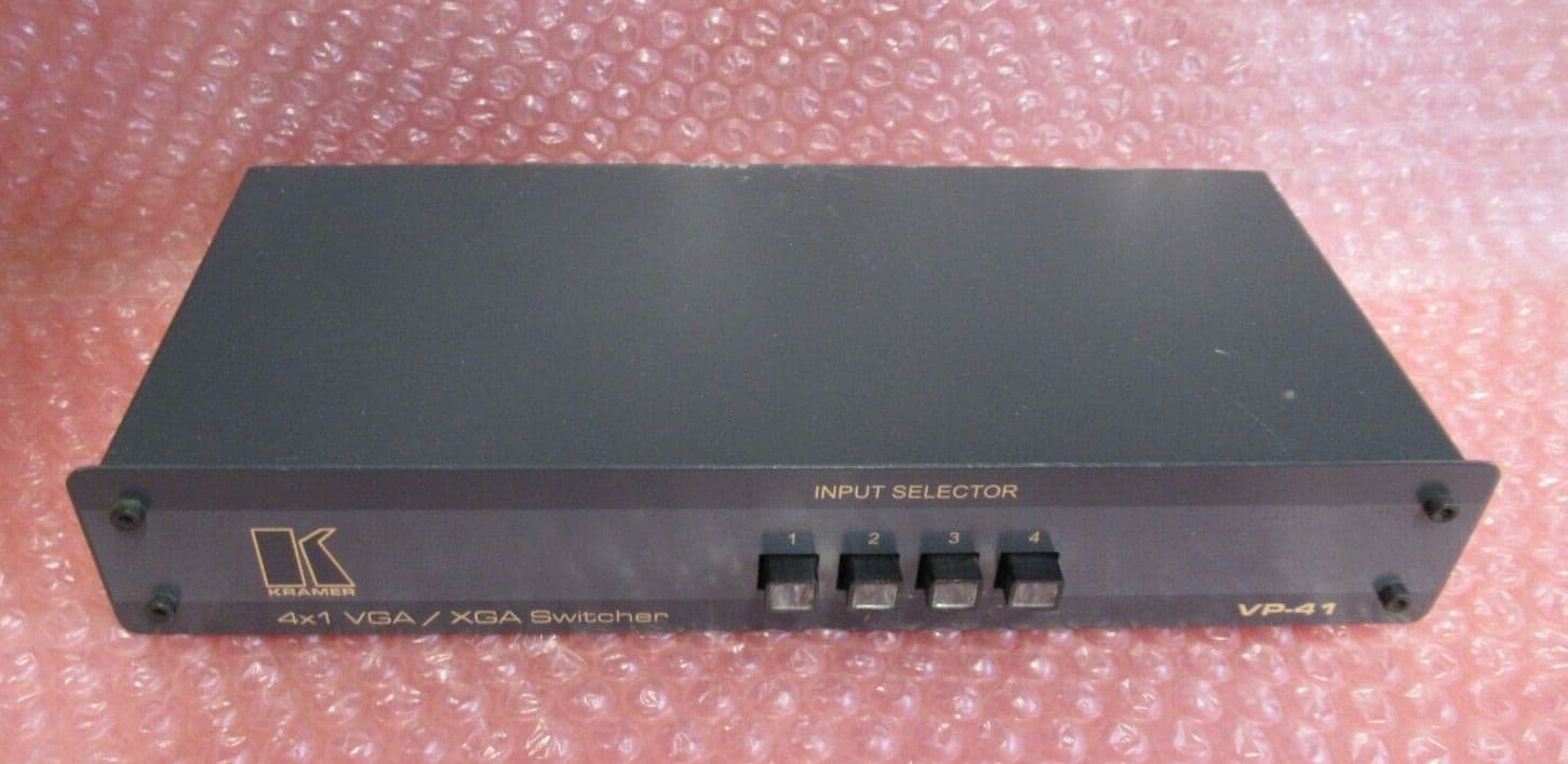 Kramer VP-41 4x1 Computer Graphics Video Mechanical Switcher