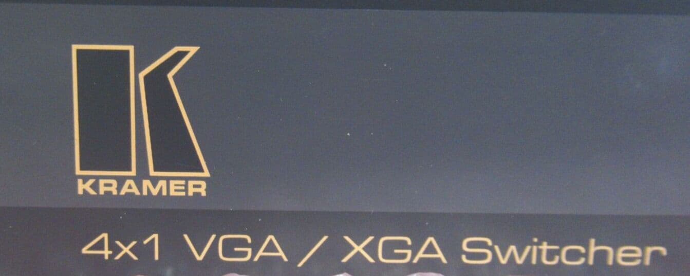 Kramer VP-41 4x1 Computer Graphics Video Mechanical Switcher