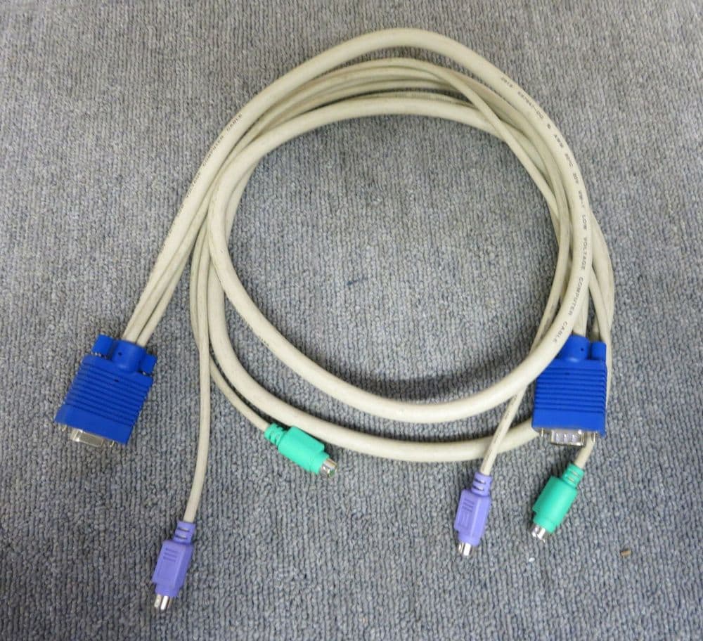 KVM Cablev10 VW-1 Low Voltage Computer Cable Style 2919 E87647-DG AWM ...