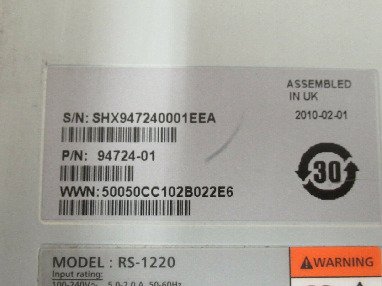 Lacie 12big RS-1220 94724-01 12x1TB 2 x Controllers Fibre Channel ...