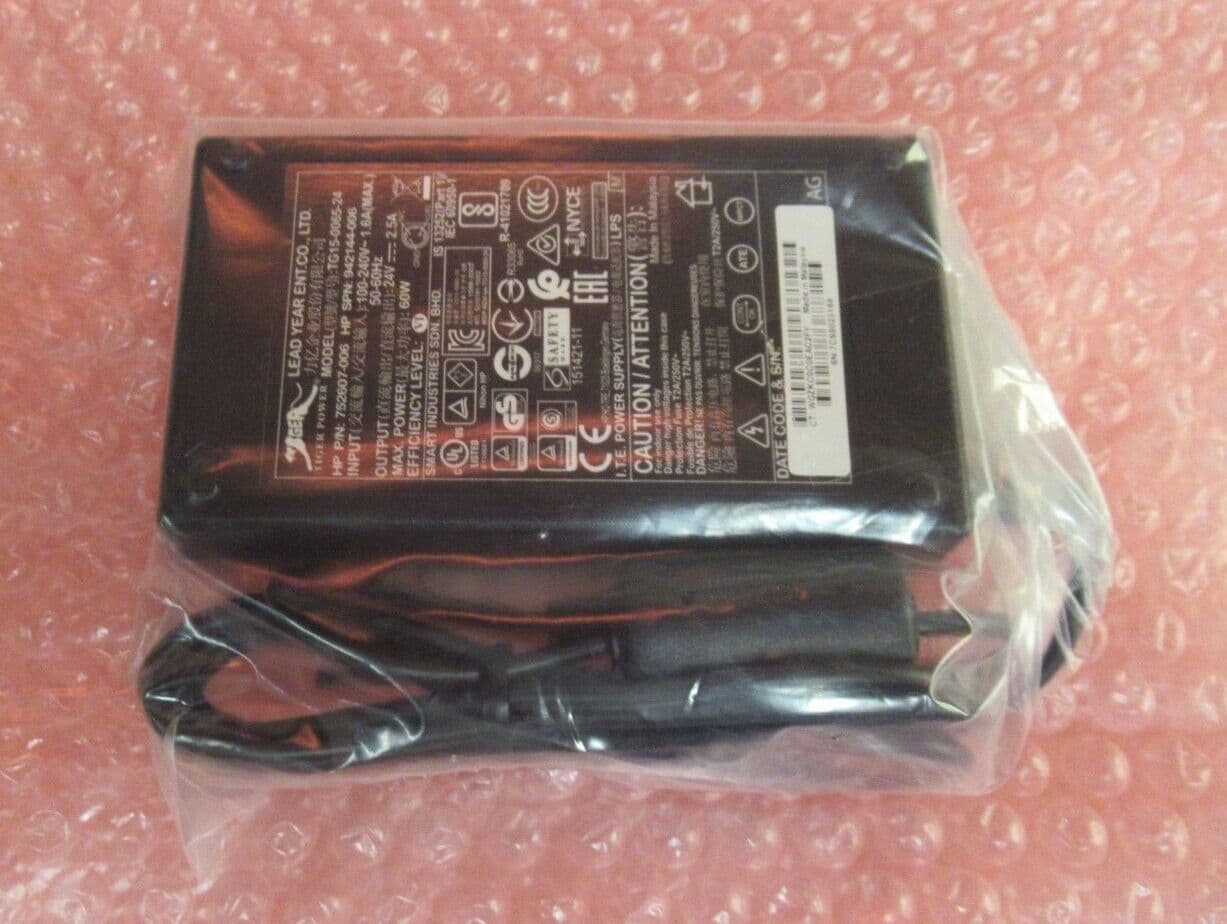 Lead Year TG15-0065-24 752607-006 Thermal Printer AC Power Adapter 60W ...