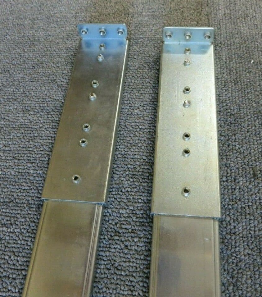 Left & Right 1U 29 5" Ball Bearing Sliding Outer Rack Mount Server Rails