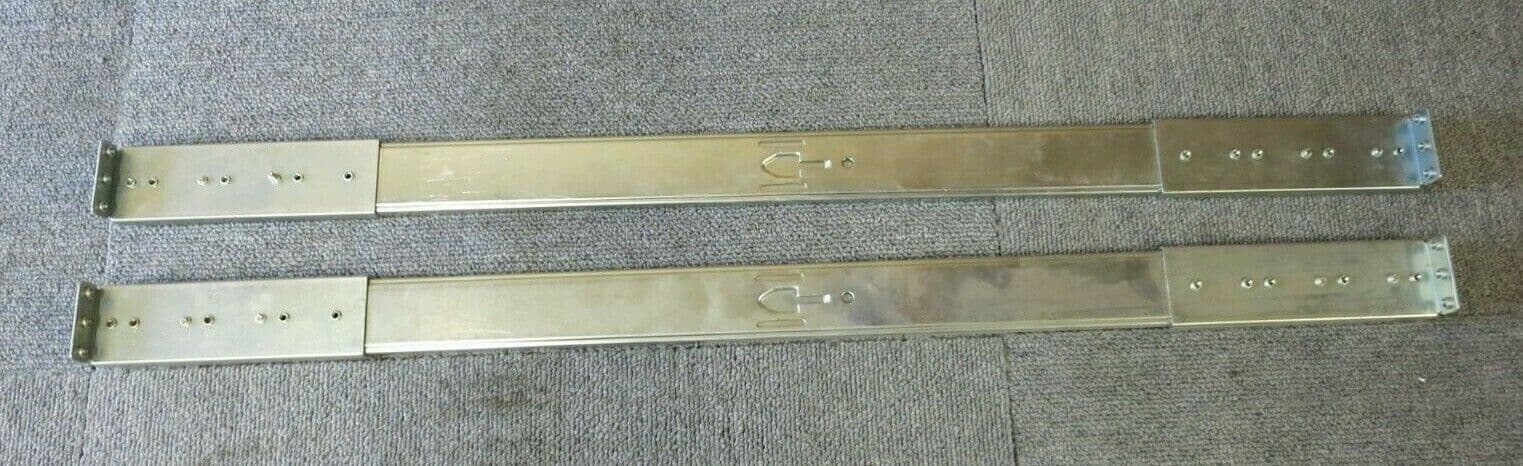 Left & Right 1U 29 5" Ball Bearing Sliding Outer Rack Mount Server Rails