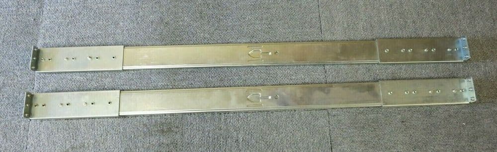 Left & Right 1U 29 5" Ball Bearing Sliding Outer Rack Mount Server Rails