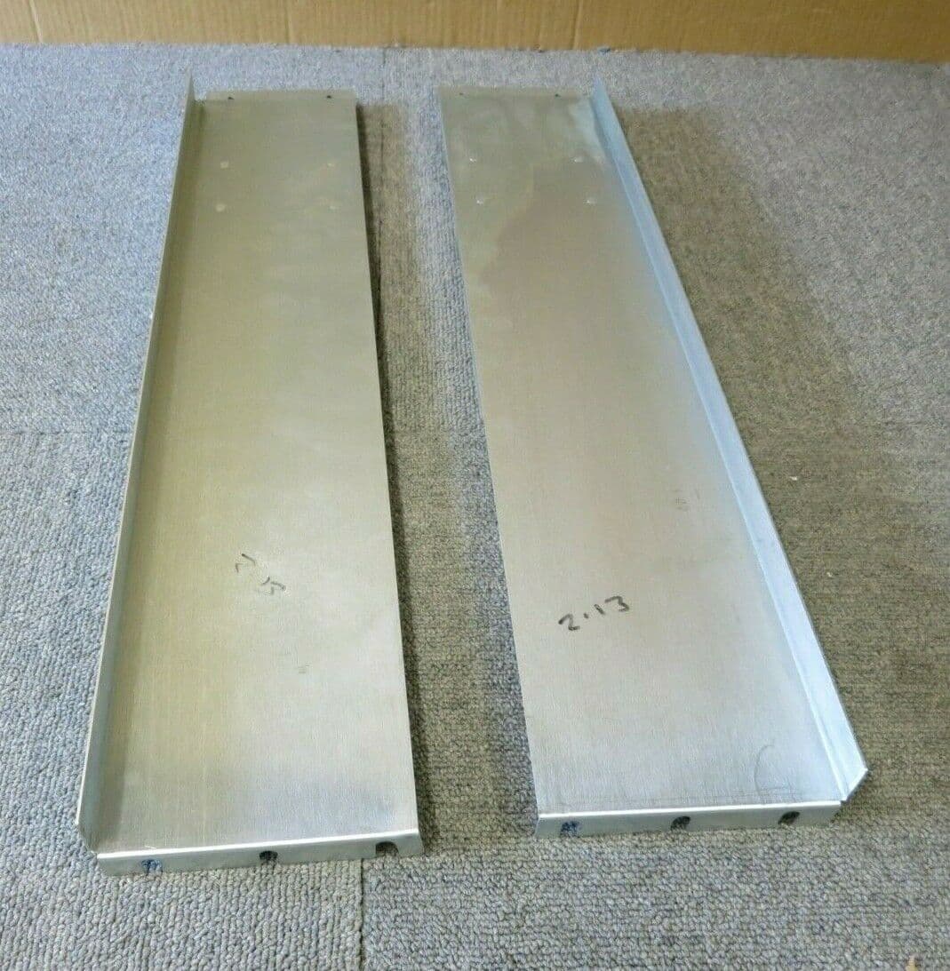 Left & Right 2U Slide Adjustable L-shaped Rack Mount Server Mounting ...