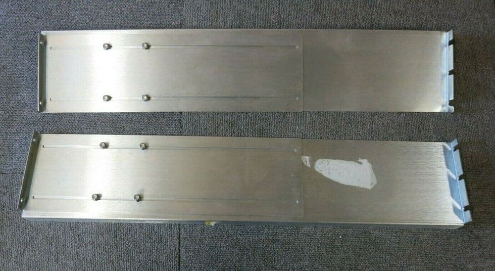 Left & Right 2U Slide Adjustable L-shaped Rack Mount Server Mounting ...