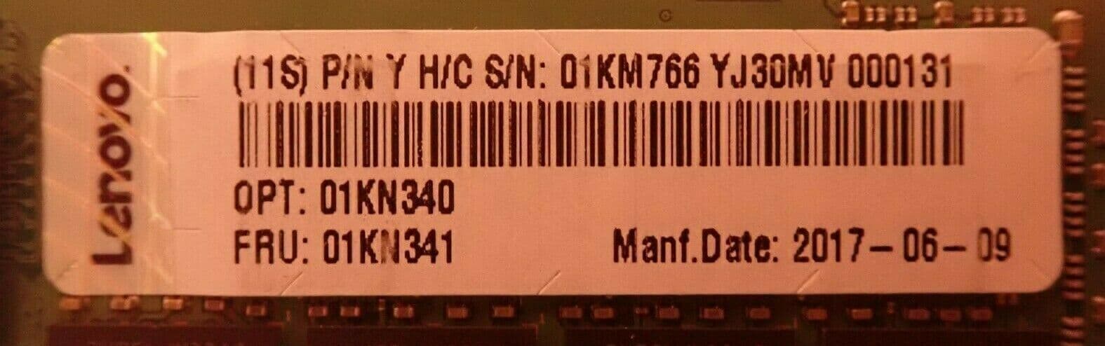 Lenovo SK Hynix 32GB 2Rx4 PC4-2400T DDR4 ECC Server RAM HMA84GR7AFR4N-UH 01KN341