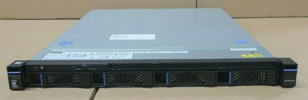 Lenovo System X 3250 M5 5458-AC1 Quad-Core E3-1220v3 4GB Ram 4-Bay 1U ...