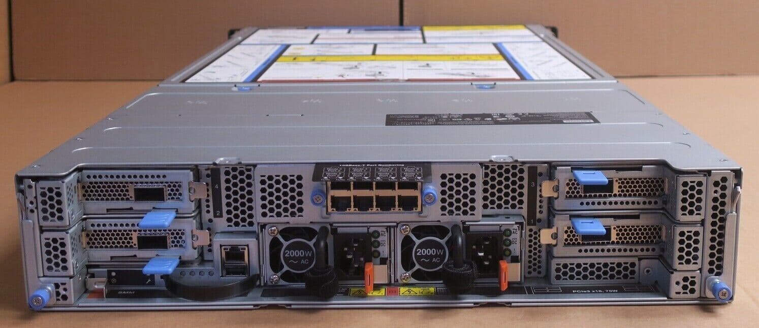 Lenovo ThinkSystem D2 2U Chassis 4x SD530 Server Nodes 8x Gold 6248 ...