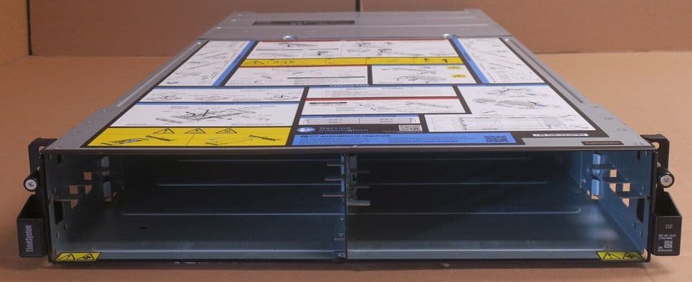 Lenovo ThinkSystem D2 4-Node Server Chassis 1x SMM 4x 1-Port 100Gb HFA ...