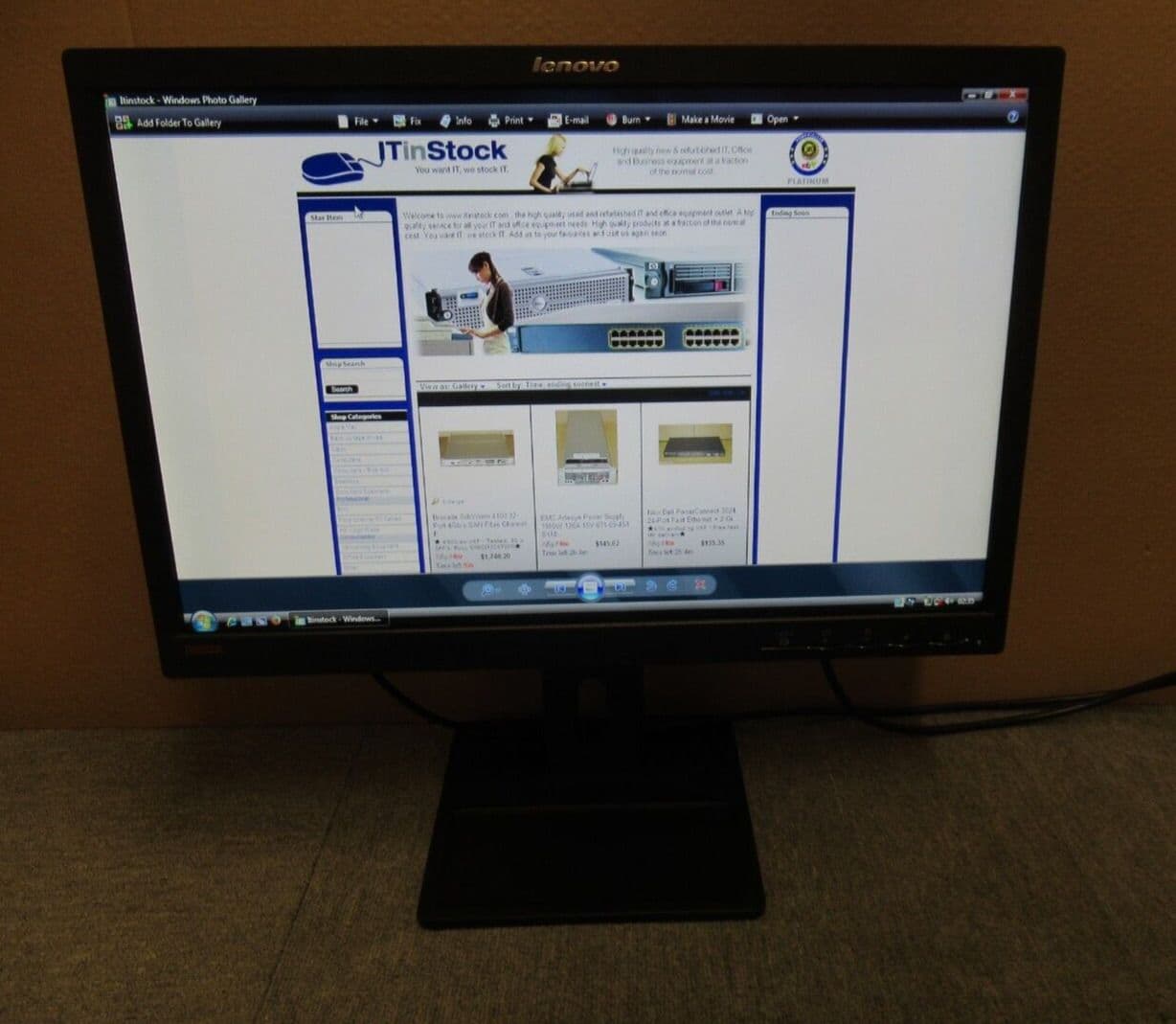 Lenovo ThinkVision LT2252PWA 2572MB1 22" LCD TFT LED Wide Monitor VGA ...