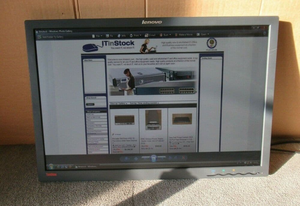 Lenovo ThinkVision LT2452PWC 03T8448 24" LCD TFT LED Wide Monitor VGA ...