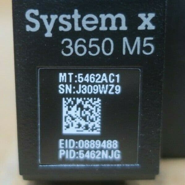 X3650 M5 5462 Lenovo X3650 M5 5462 AC1 2x 12 Core E5 2680v3 2 5GHz