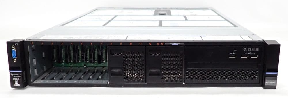 Lenovo x3650 M5 5462-AC1 2x E5-2600v3 CPU 24-DIMM 8x SFF Bay 2U CTO Server
