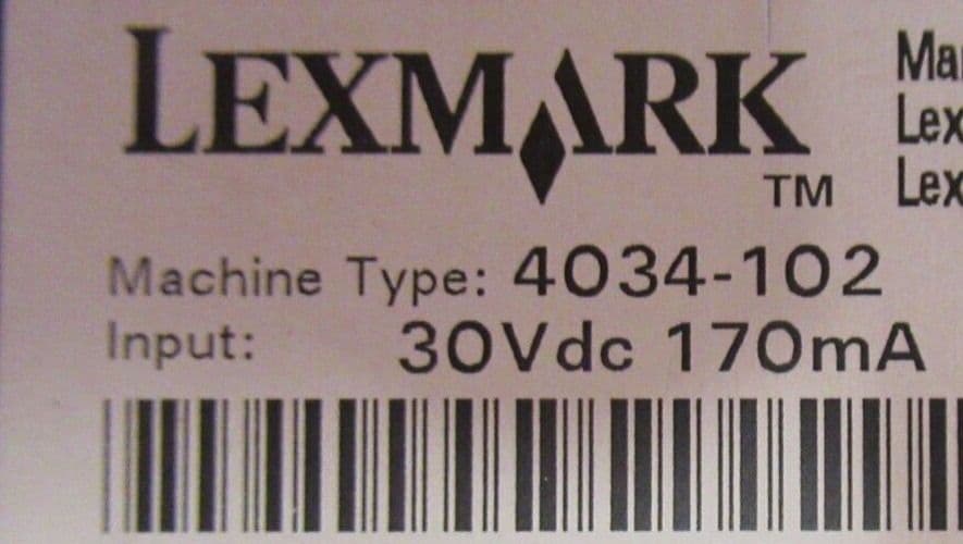 Lexmark 4034-102 MarkNet Pro 1 Printer Server Network Router 30Vdc 170mA