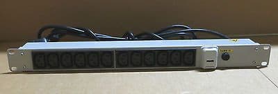 Lindy 12-Port PDU Bar - C14 Inlet 12 x C13 Outlets Power Distribution ...