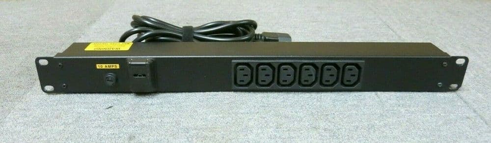 Lindy 4450115 6 Port Power Distribution Bar C14 Inlet And 6 x C13 ...