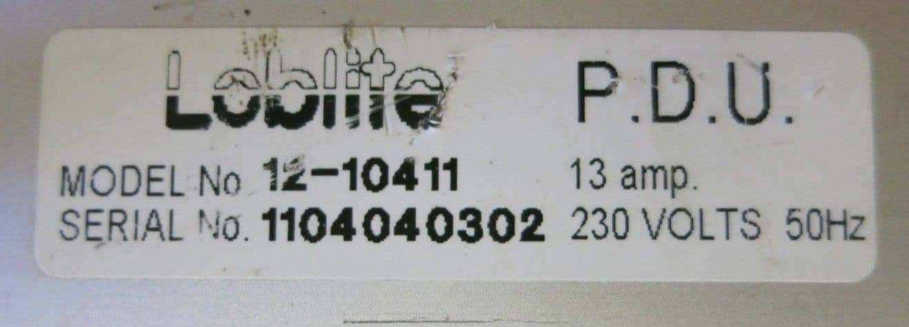 Loblite 12-10411 4 Way UK Outlets Vertical Angled Right PDU With On/Off ...