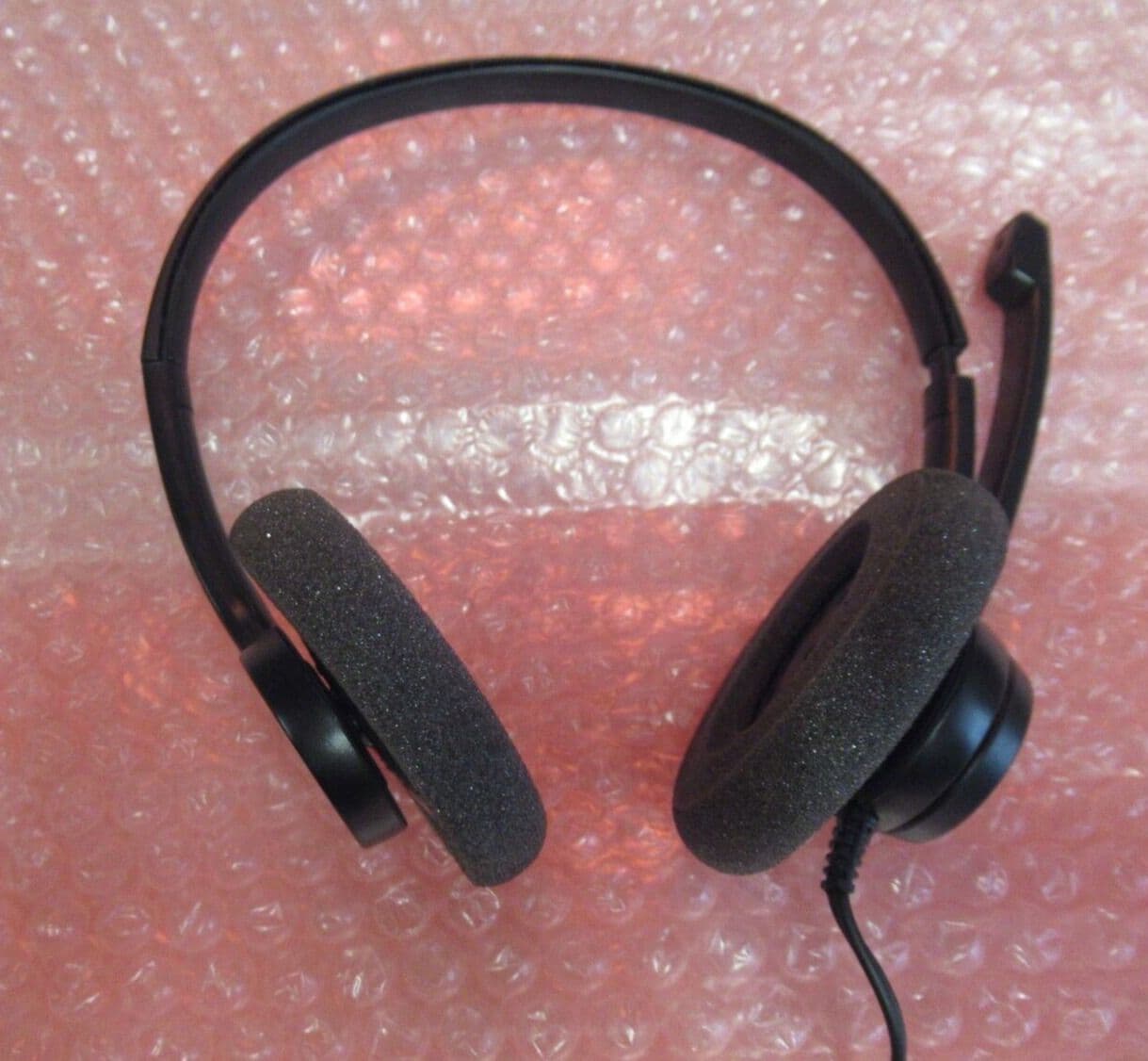 Logitech ClearChat 3 5mm PC Computer Black Wired Stereo Noise-Canceling ...