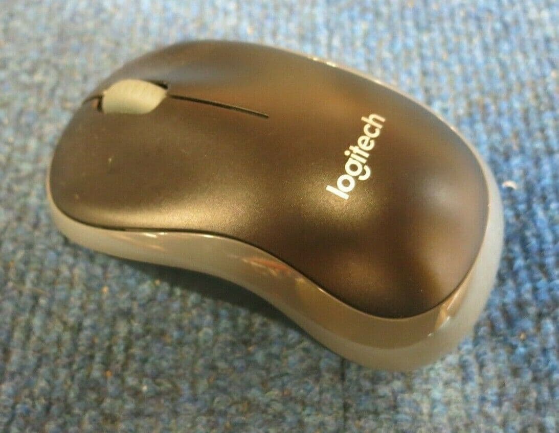 Logitech M185 810-005232 Black & Grey Wireless Optical Mouse with USB ...