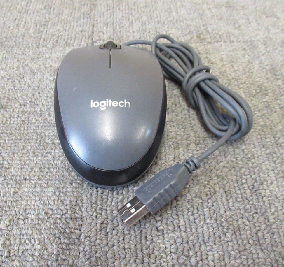 Logitech M90 810-002147 Grey USB Wired 3-Button Optical Mouse