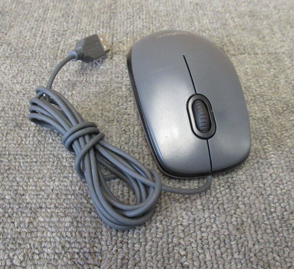 Logitech M90 810-002147 Grey USB Wired 3-Button Optical Mouse