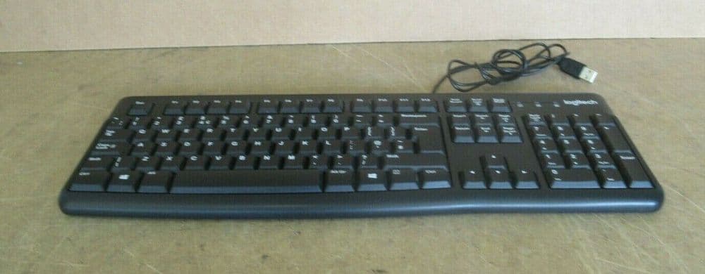 Logitech Y-U0009 820-007661 Business USB Wired Qwerty UK Black Keyboard ...