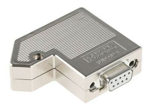 Lot of 4 x Phoenix Contact SUBCON 9/F-SH Metal D-sub 9-Pin Female Connector