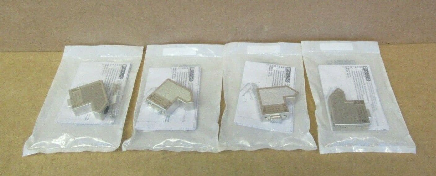 Lot of 4 x Phoenix Contact SUBCON 9/F-SH Metal D-sub 9-Pin Female Connector