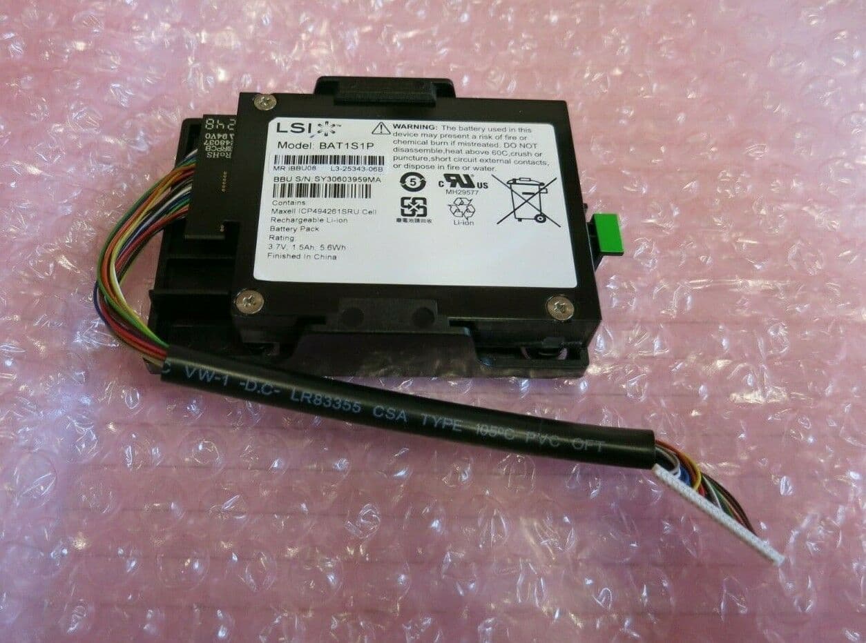 LSI BAT1S1P 9265 9285 9266 9286 9270 & 9271 Series MegaRAID SAS Battery ...