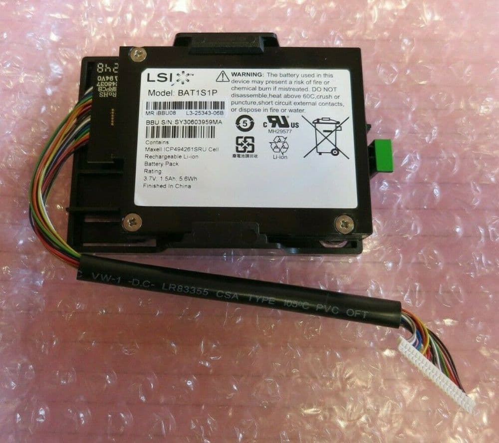 LSI BAT1S1P 9265 9285 9266 9286 9270 & 9271 Series MegaRAID SAS Battery ...