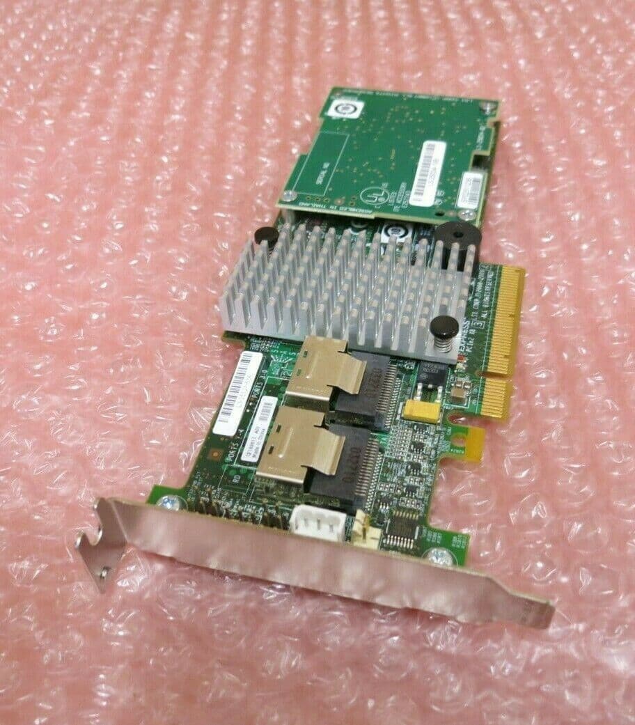 LSI IBM L3-25121-63A L3-25034-10B SAS PCIe x8 RAID Controller Daughter Card