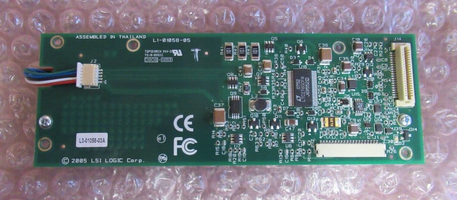 LSI Logic L3-01058-03A MRiBBU01 Battery RAID Card And Cable 07-00030-01