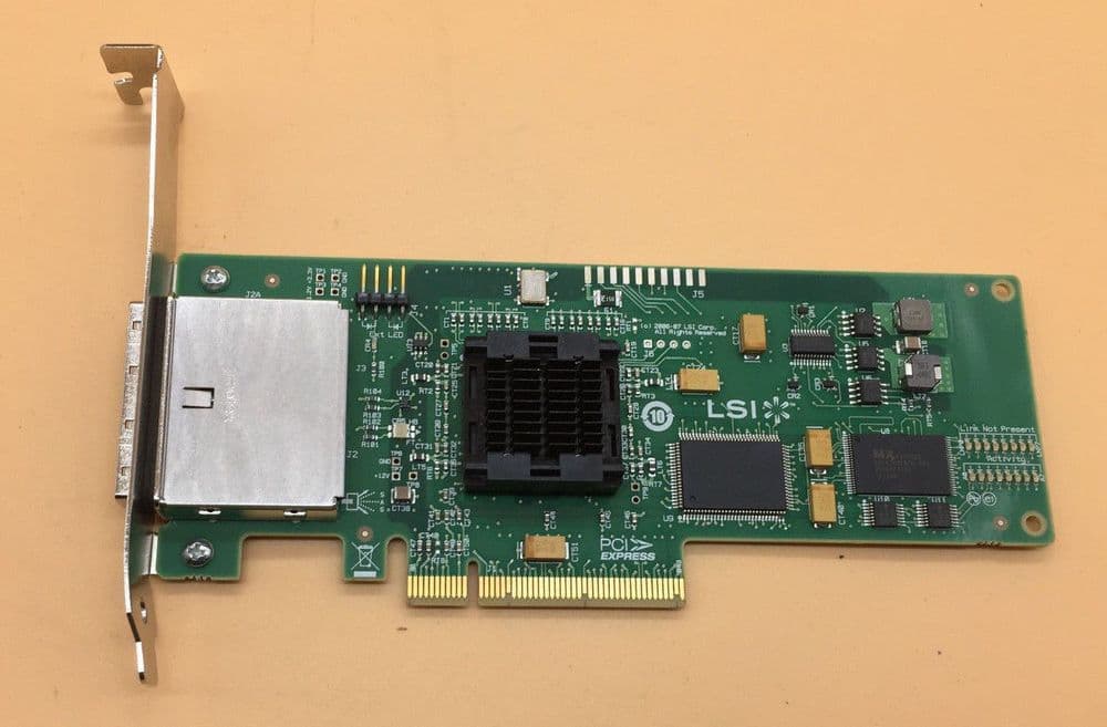LSI LOGIC SAS 3801E 3GBPS PCI-E 8-PORT SATA/SAS HBA FULL BRACKET L3 ...