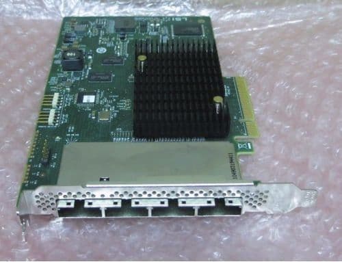 LSI Logic SAS9201-16e 6Gb/s SAS Quad Port PCIe Controller Host Bus ...